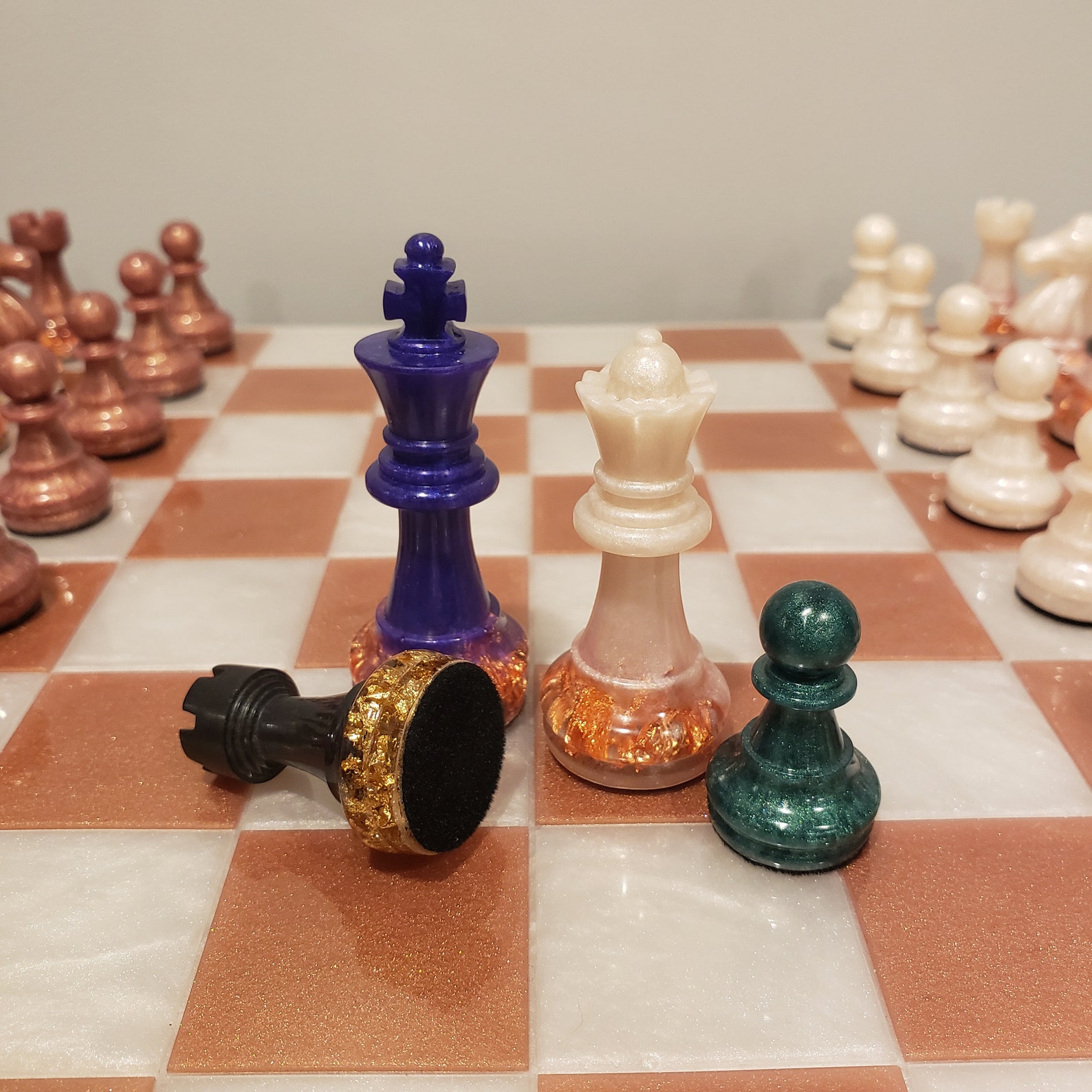 Custom Resin Chess Set - Etsy