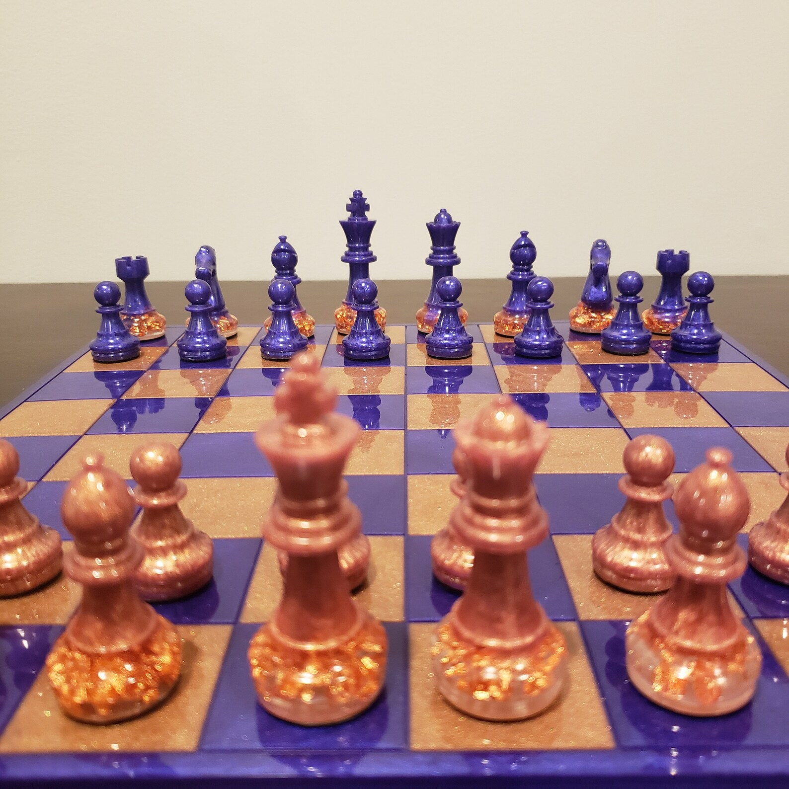 Custom Resin Chess Set - Etsy