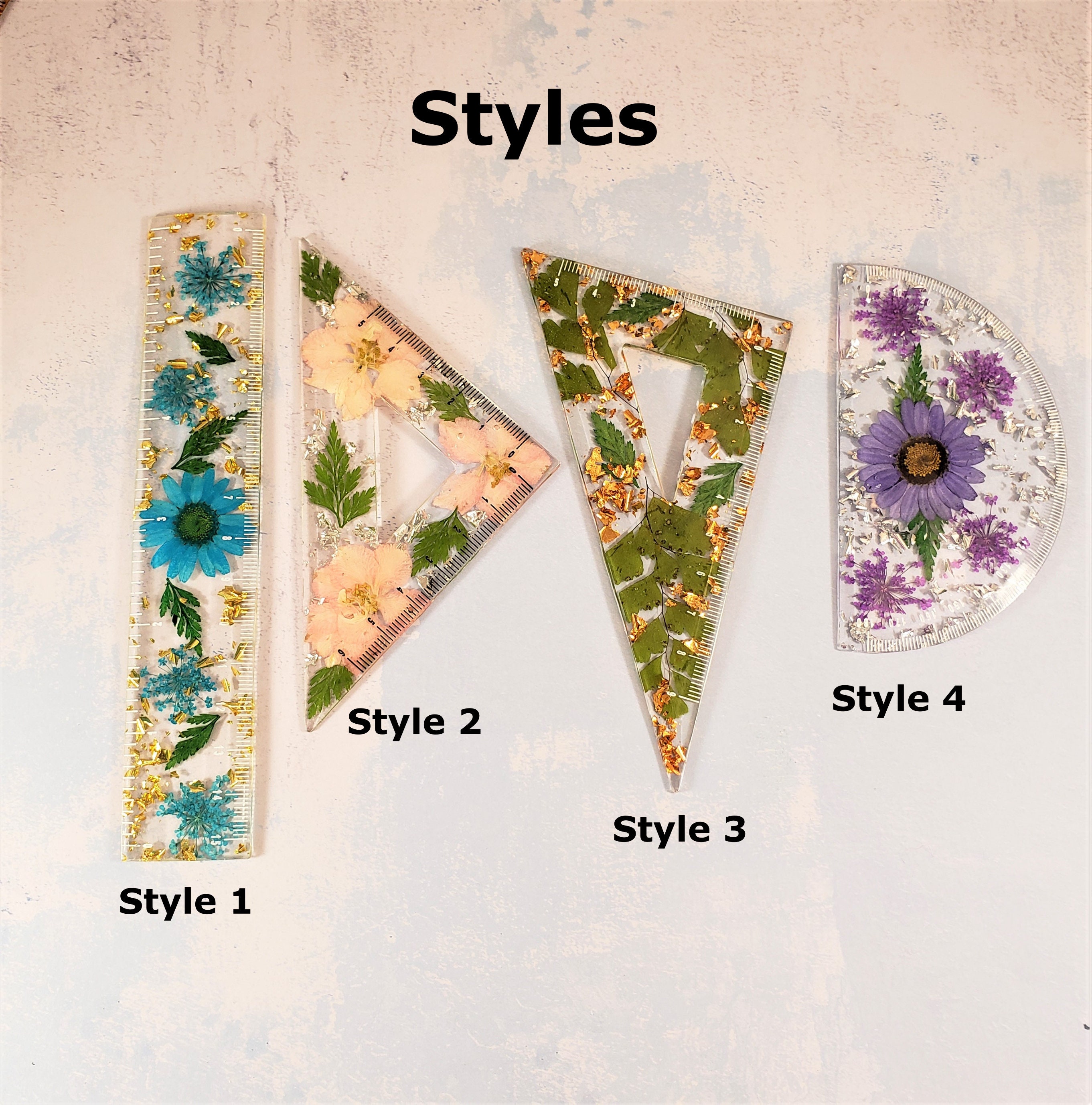 Custom Flower Rulers and Protractor - Etsy UK
