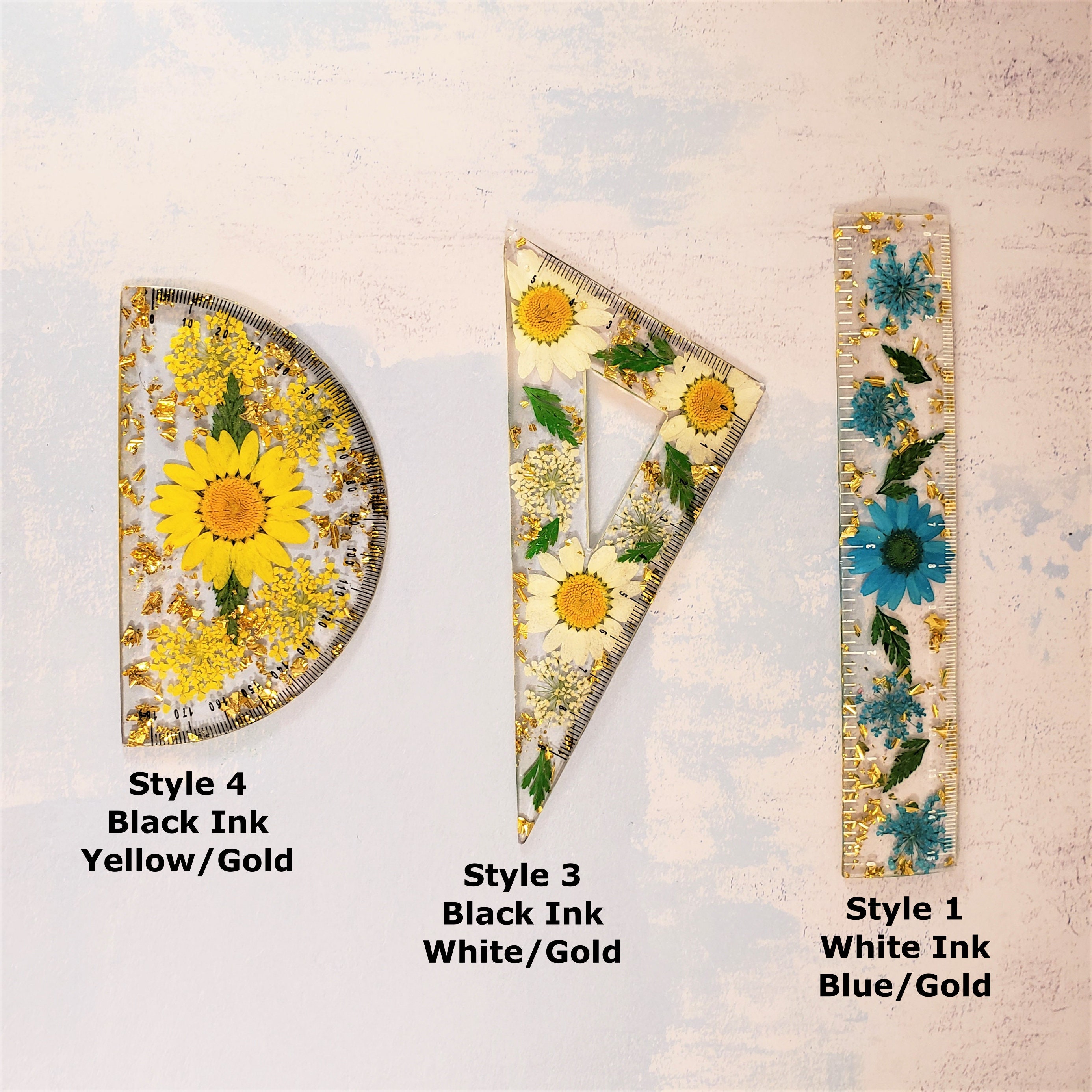 Custom Flower Rulers and Protractor - Etsy UK