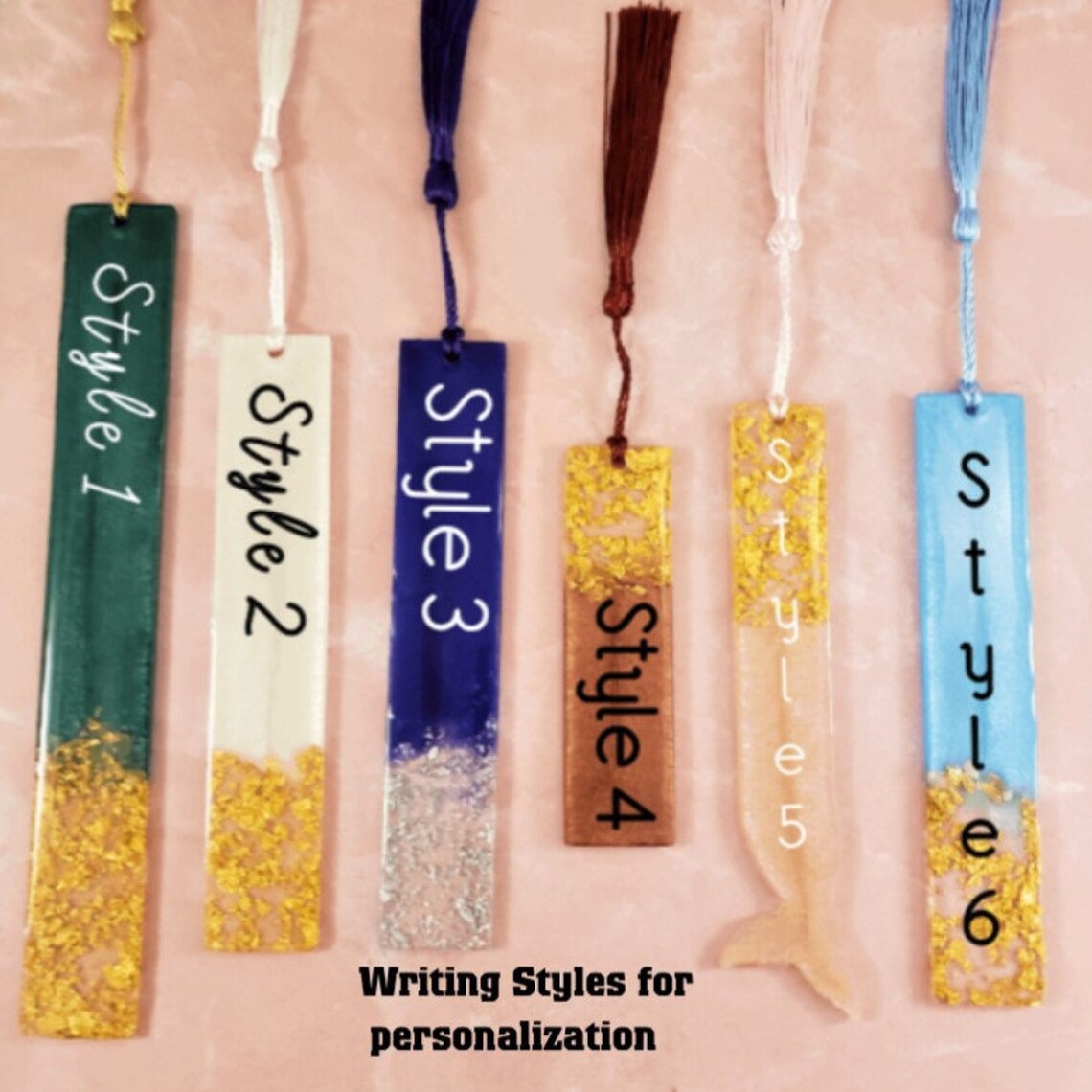 Custom Resin Bookmark | Etsy