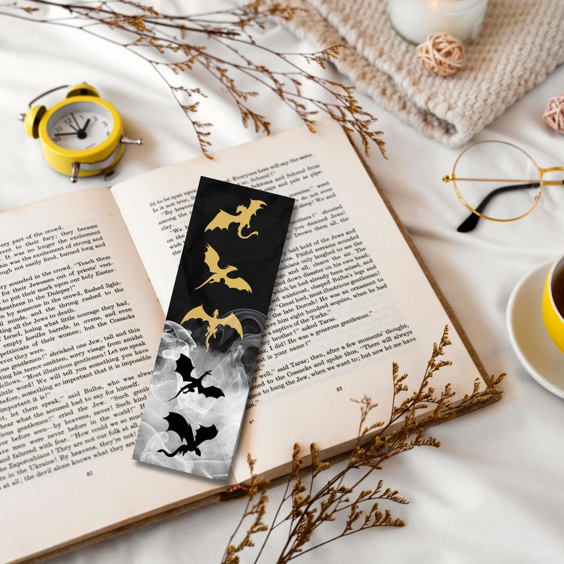 Onyx Storm Inspired Digital Download Bookmarks - Set of 6 Different ...