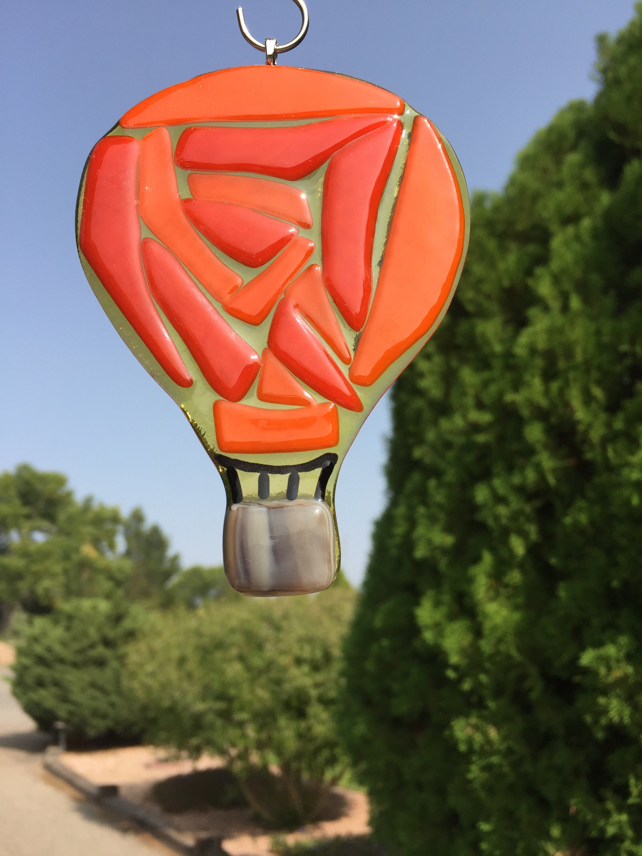 Albuquerque Hot Air Balloon Extravaganza Fused Glass | Etsy