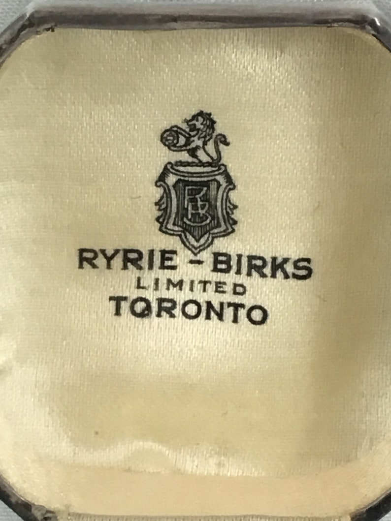 Ryrie Birks Deco Sterling Ring Box 1920s - Etsy Canada