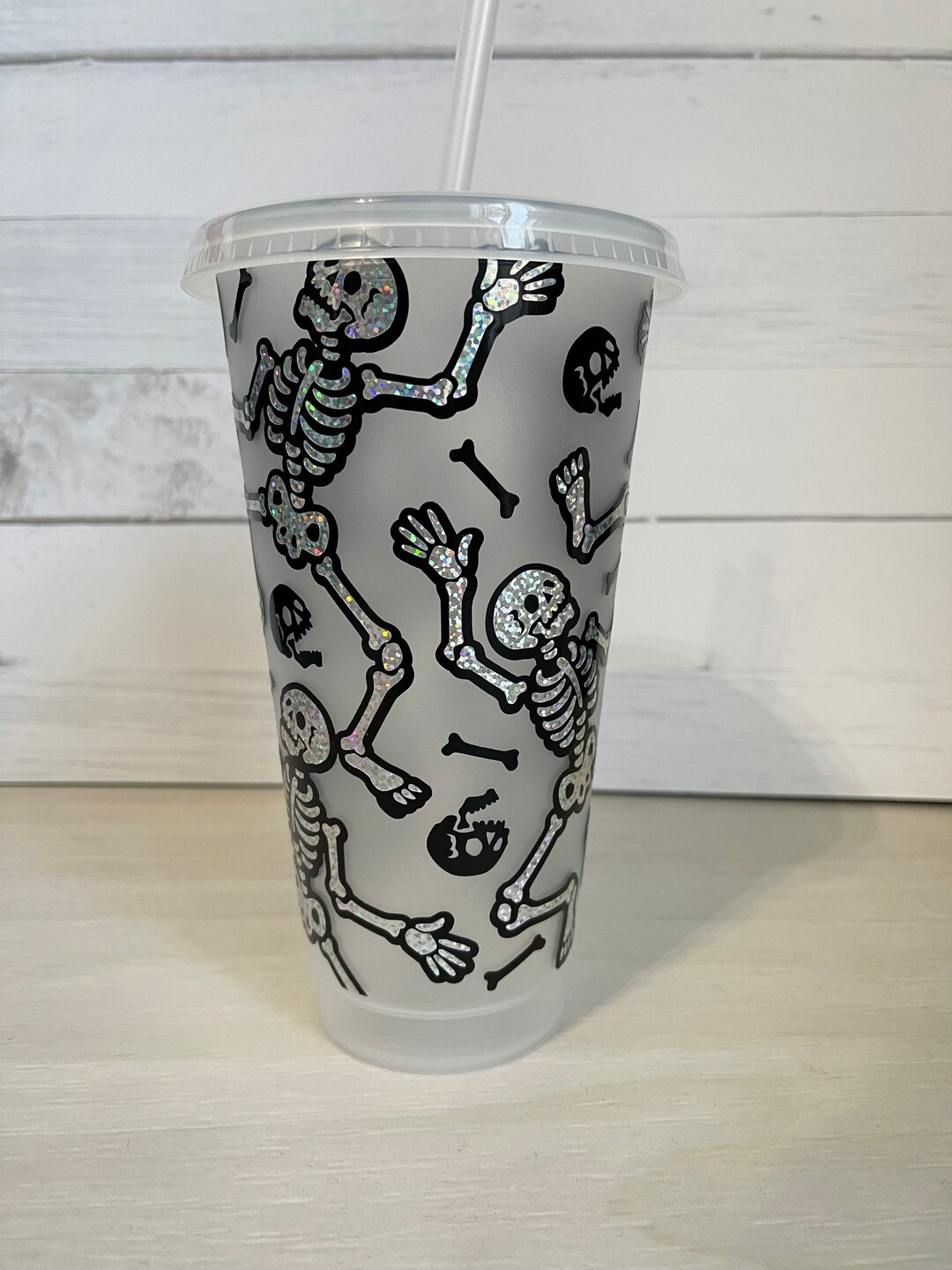 Skeleton Cup, Dancing Skeleton Cup, Venti 24oz Cup, Acrylic Cup ...
