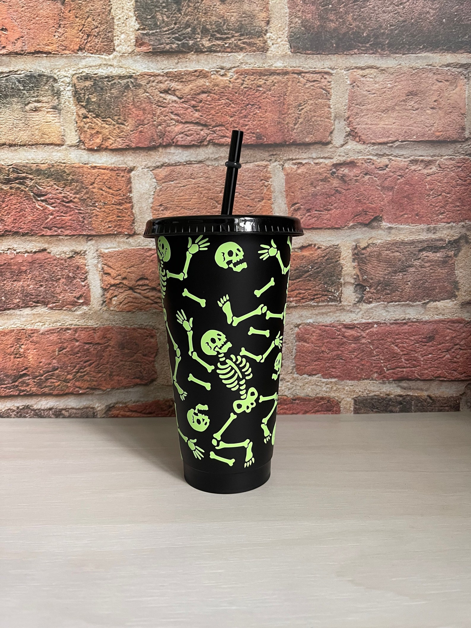 Glow in the Dark Skeletons Skeleton Cup Dancing Skeleton - Etsy