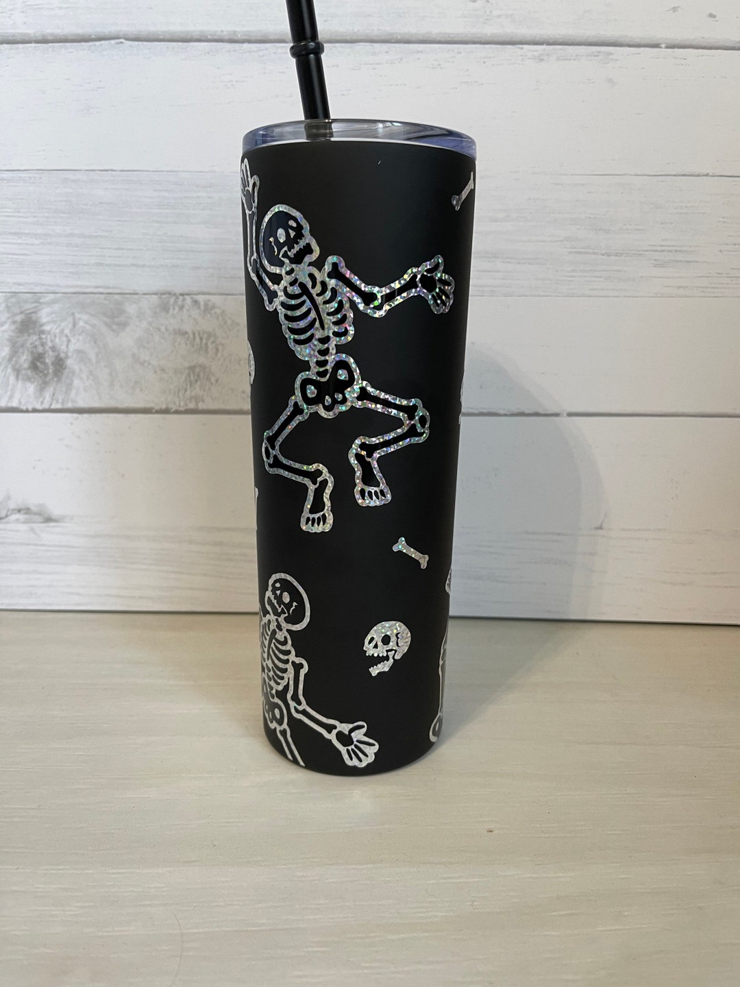 Skeleton Tumbler, Dancing Skeleton Cup, Halloween Tumbler,20oz Tumbler ...