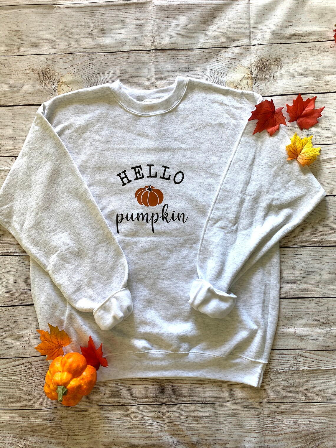 Hello Pumpkin Fall Sweatshirts Pumpkin Pumpkin Sweatshirt - Etsy