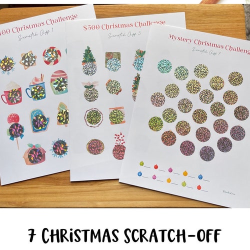 Mystery Scratch off Savings Challenge Card Scratch and Save - Etsy