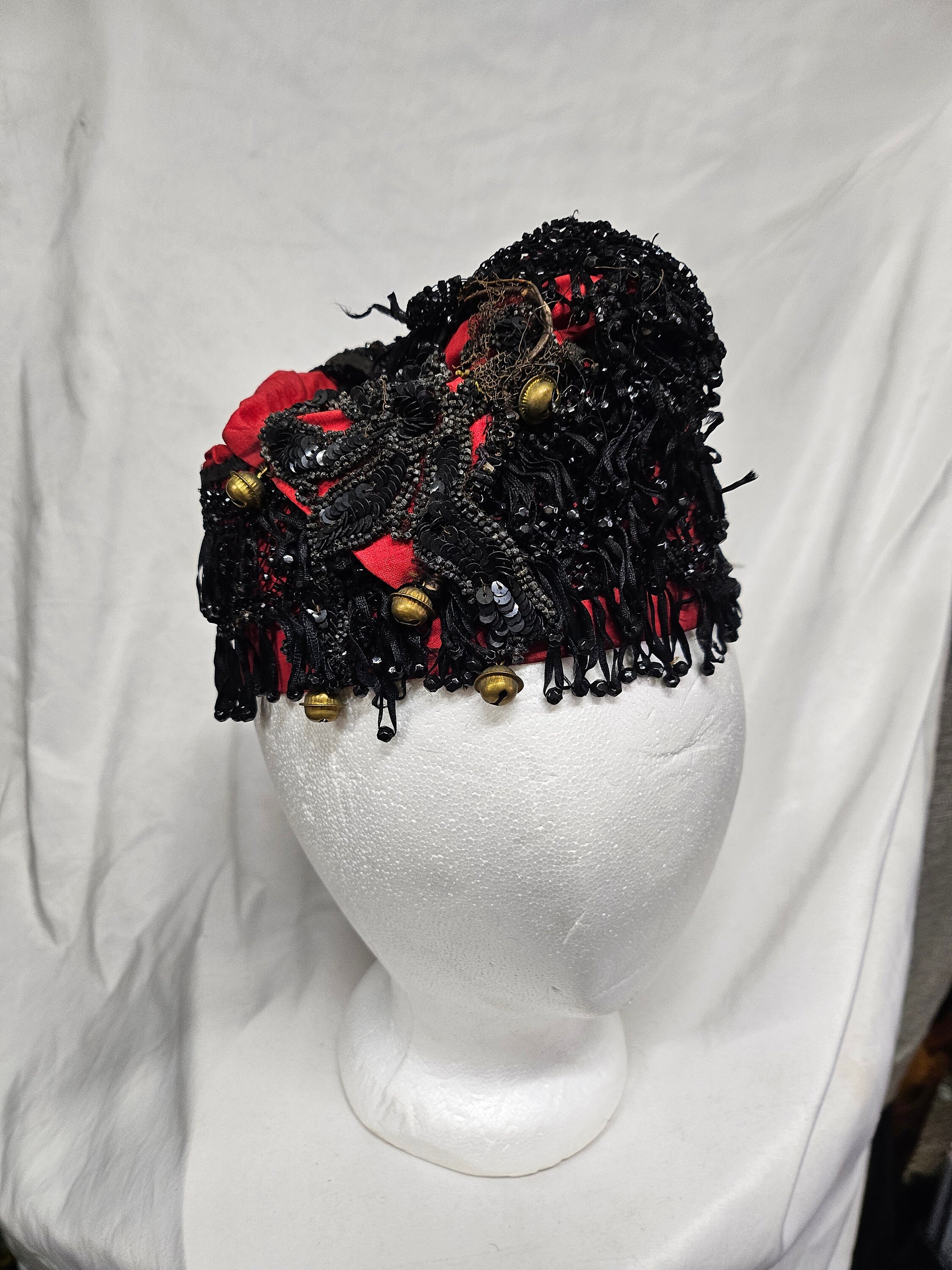 Antique Flapper 1920s Masquerade Costume - Glass Bead Flapper Costume ...