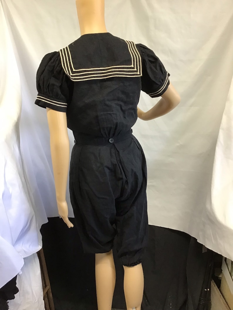 Victorian 1890s Bathing Costume antique Swimsuit Bathing Suit Bloomers ...