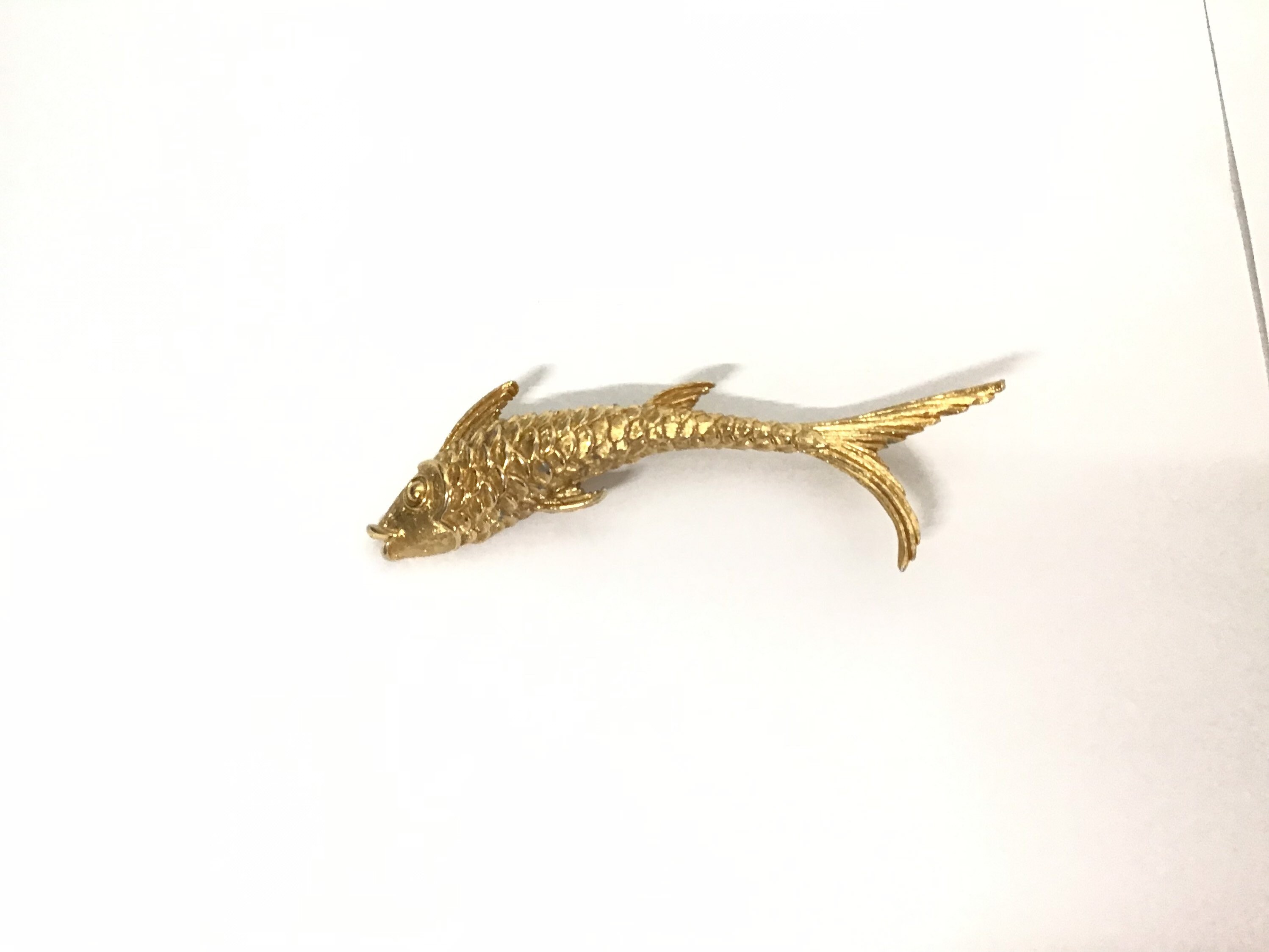 Vintage MONET Gold Fish Koi-fish Pin Brooch - Vintage Accessories ...