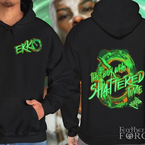 Ekko the Boy Who Shattered Time Hoodie, Front and Back, Arcane Inspired ...
