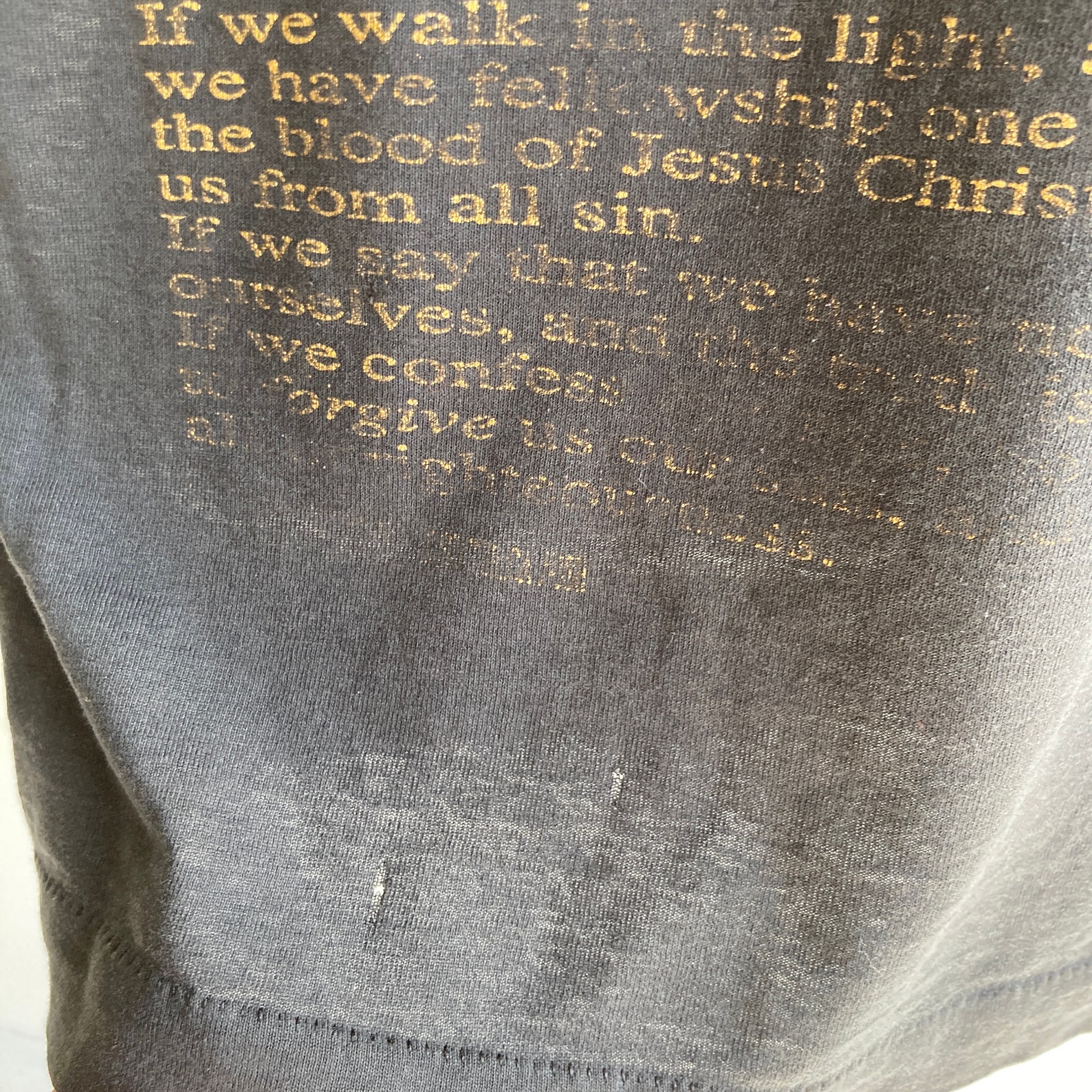 Vintage 80s Shredded Beat up Thin Jesus Lovers TGIF Thank God | Etsy