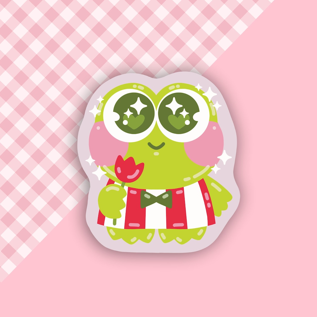 Kawaii Kero Vinyl Sticker - Etsy