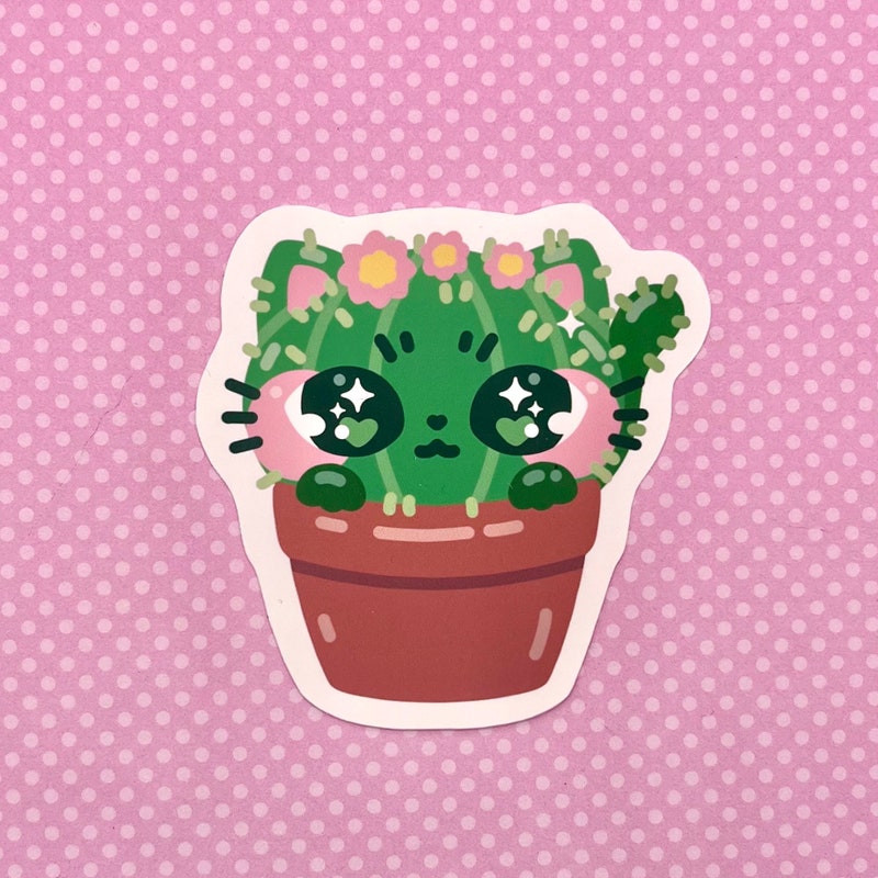Cat Cactus - Etsy