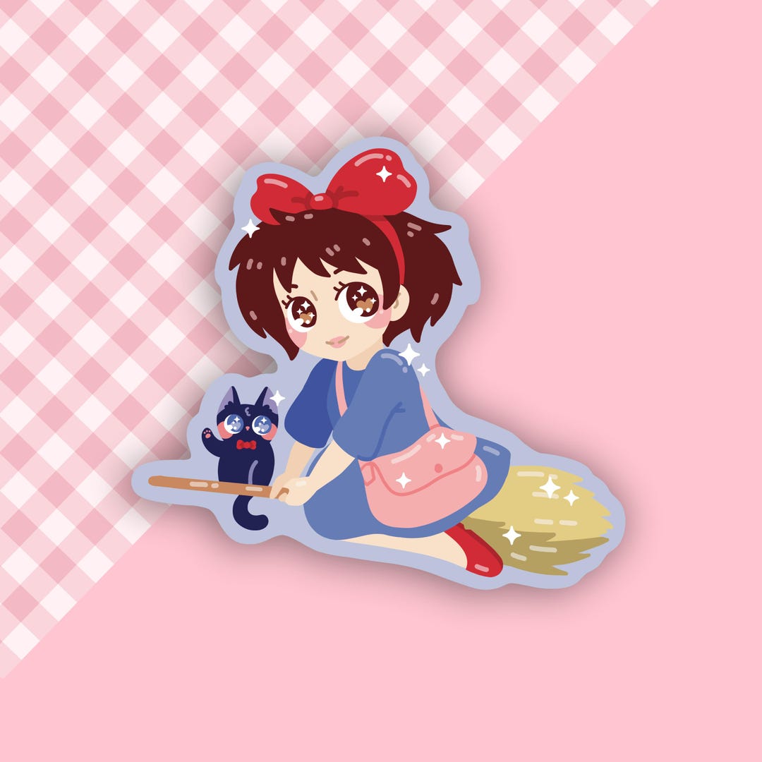 Delivery Witch Vinyl Sticker - Etsy