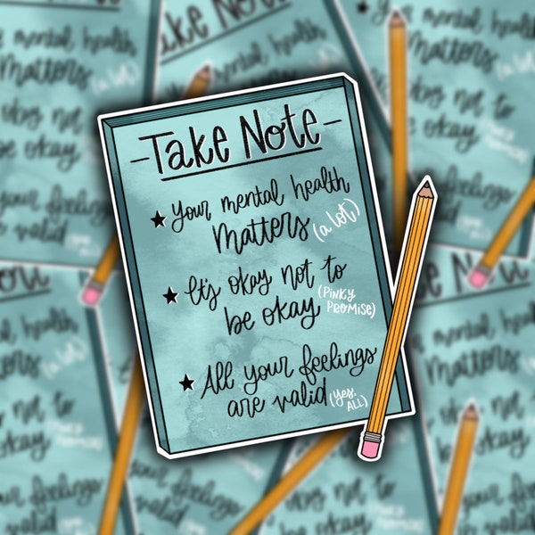 Take Note Sticker - Etsy