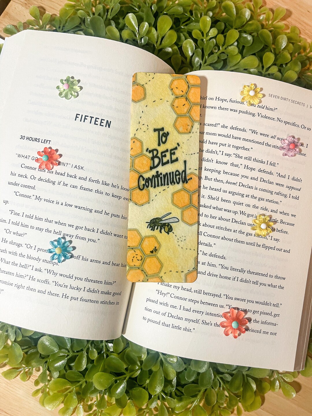 To Bee Continued… Felt Bookmark | Cute Bookmarks | No Slide Bookmarks ...