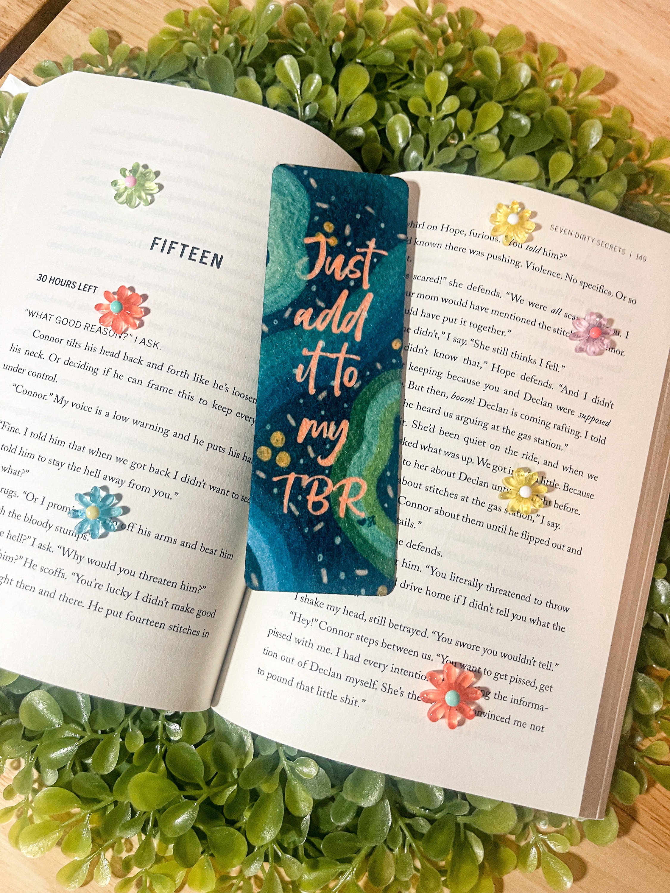 Add It to My TBR Felt Bookmark | Cute Bookmarks | No Slide Bookmarks ...