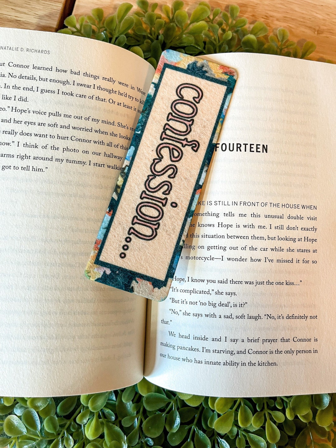 Confession… Felt Bookmark | Cute Bookmarks | No Slide Bookmarks ...