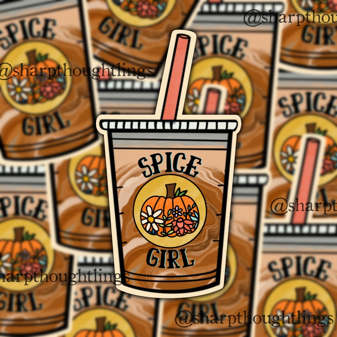 Pumpkin Iced Coffee Sticker | Iced Coffee Lover | Coffee Lover | Fall ...