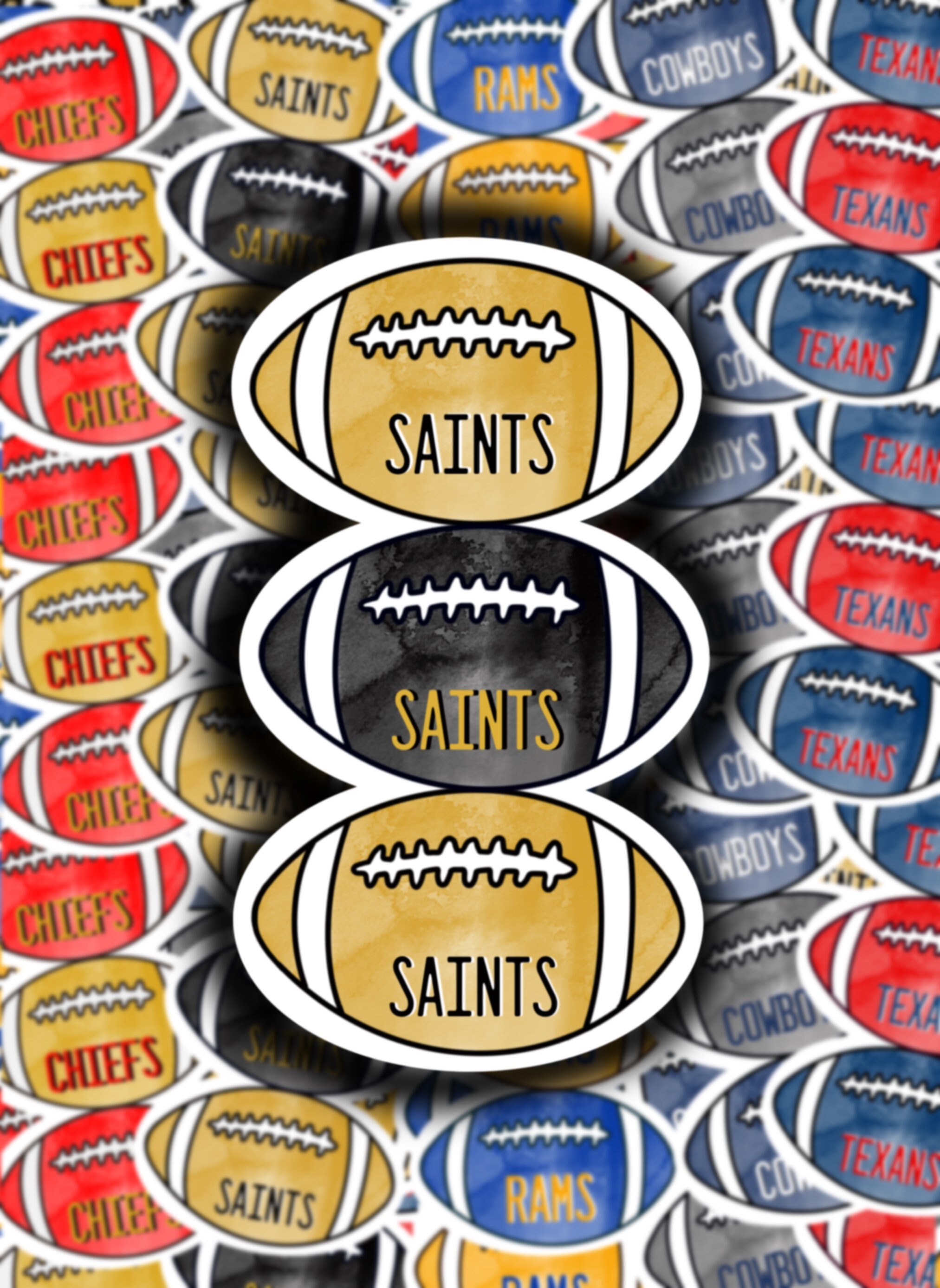 Football Stickers | Choose Your Team Sticker | Football With Team ...