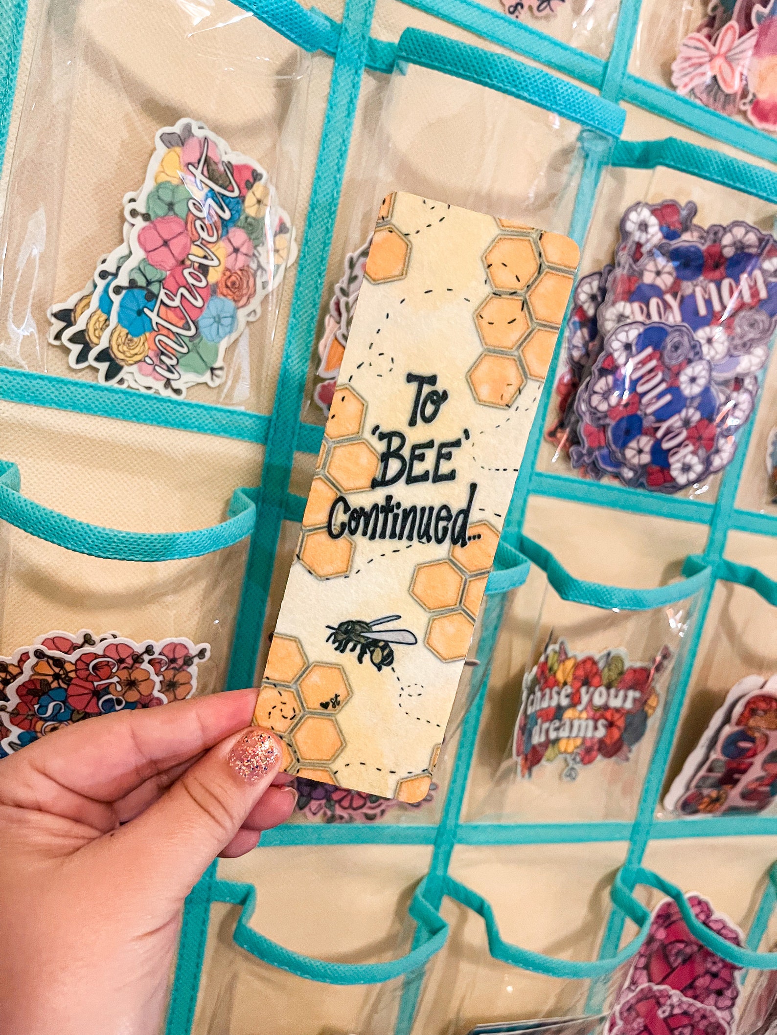 To Bee Continued… Felt Bookmark | Cute Bookmarks | No Slide Bookmarks ...