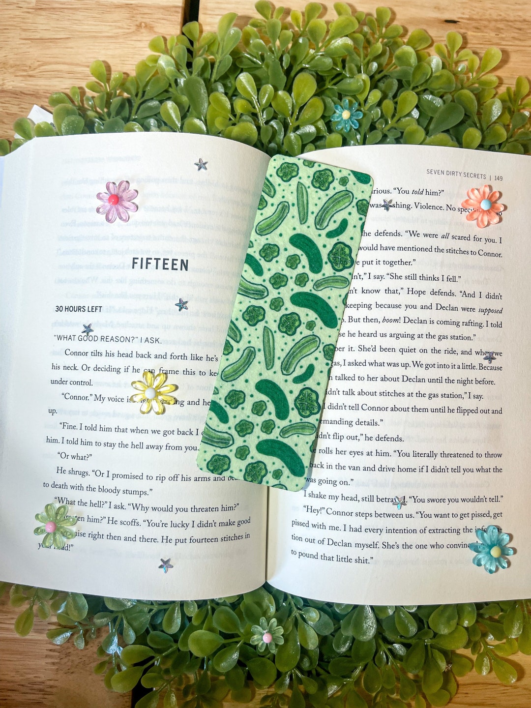 Pickle Bookmark | Cute Bookmarks | No Slide Bookmark | Original Designs ...