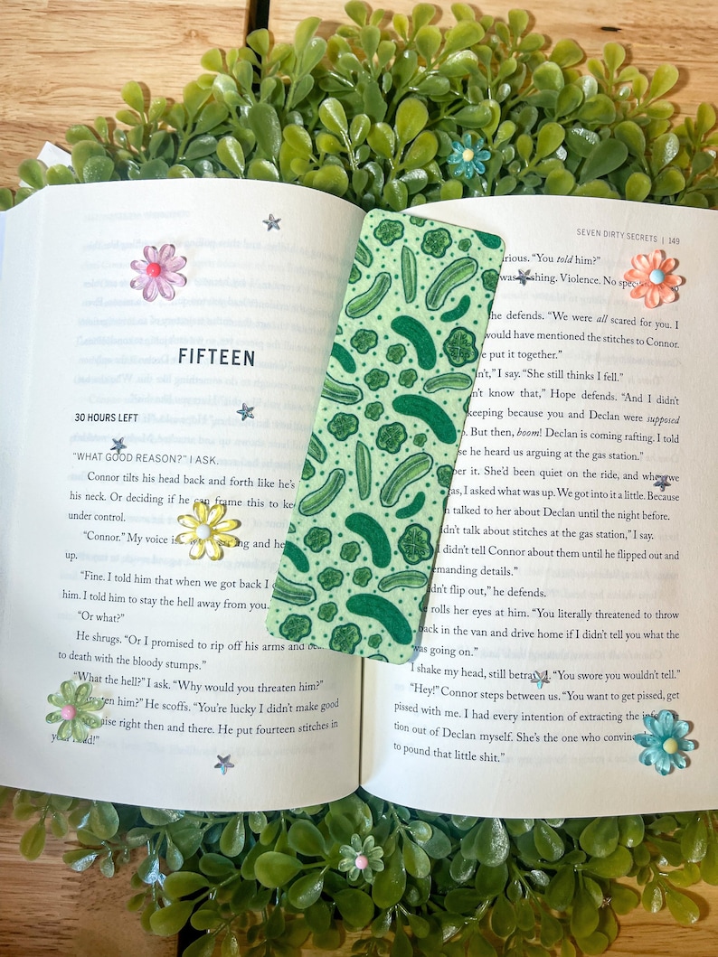 Pickle Bookmark | Cute Bookmarks | No Slide Bookmark | Original Designs ...