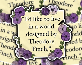 ATBP Quote Rainbow All the Bright Places Theodore Finch and - Etsy