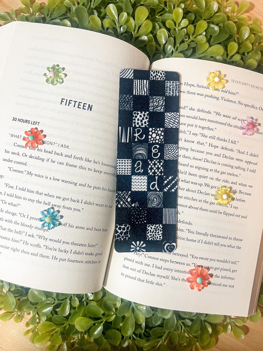 Black and White Zentanglw Bookmark | Cute Bookmarks | No Slide Bookmark ...