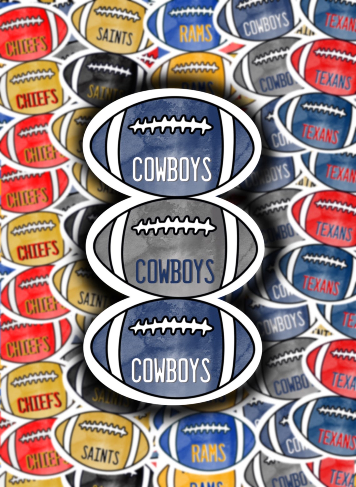 Football Stickers | Choose Your Team Sticker | Football With Team ...