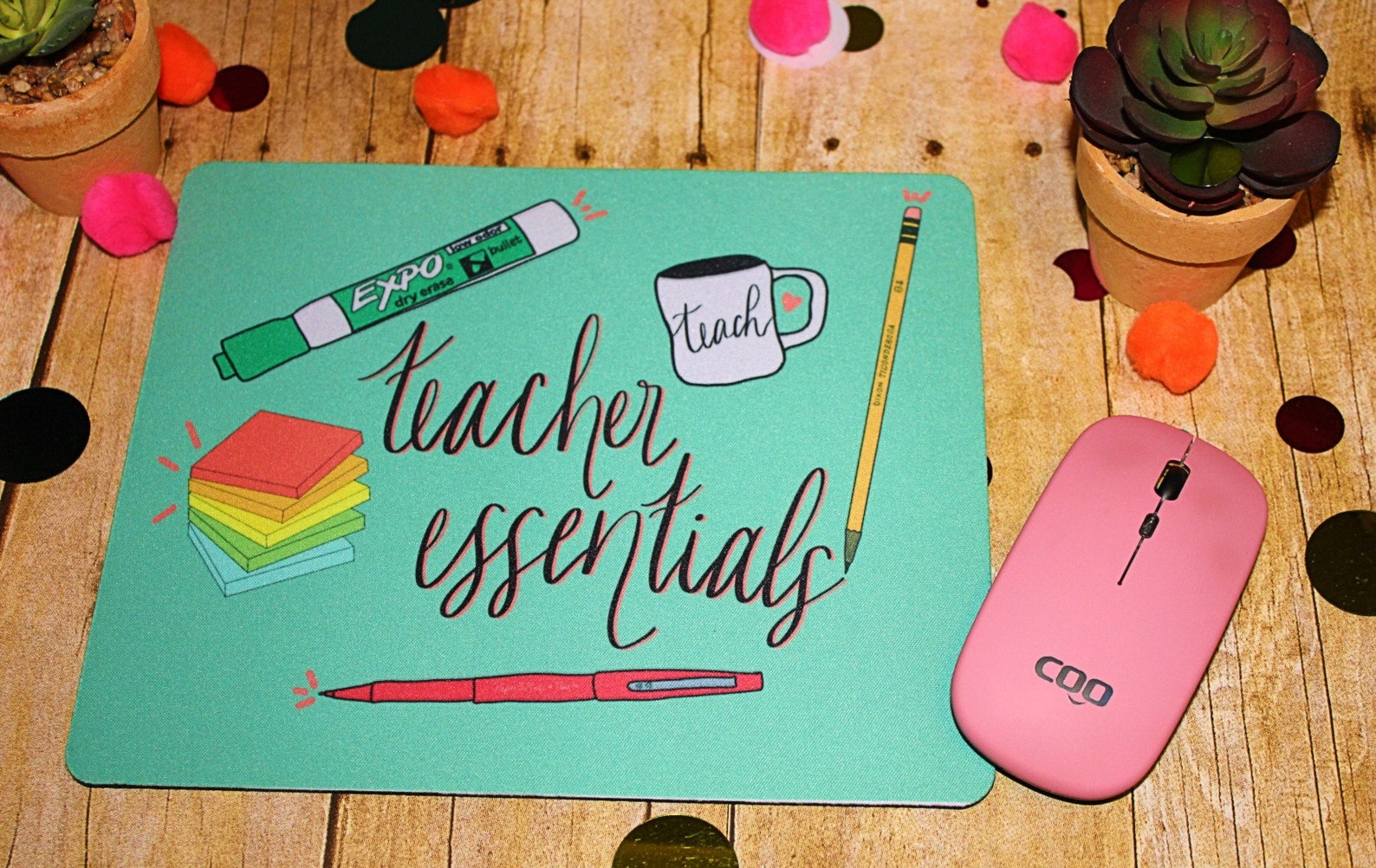 Mousepad de Teacher Essentials / Mousepad del profesor / - Etsy España