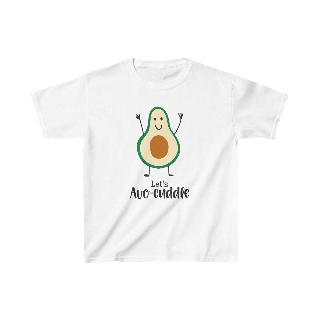 Avo-cuddle Avocado Kids Tee - Funny Valentine's Shirt - Etsy