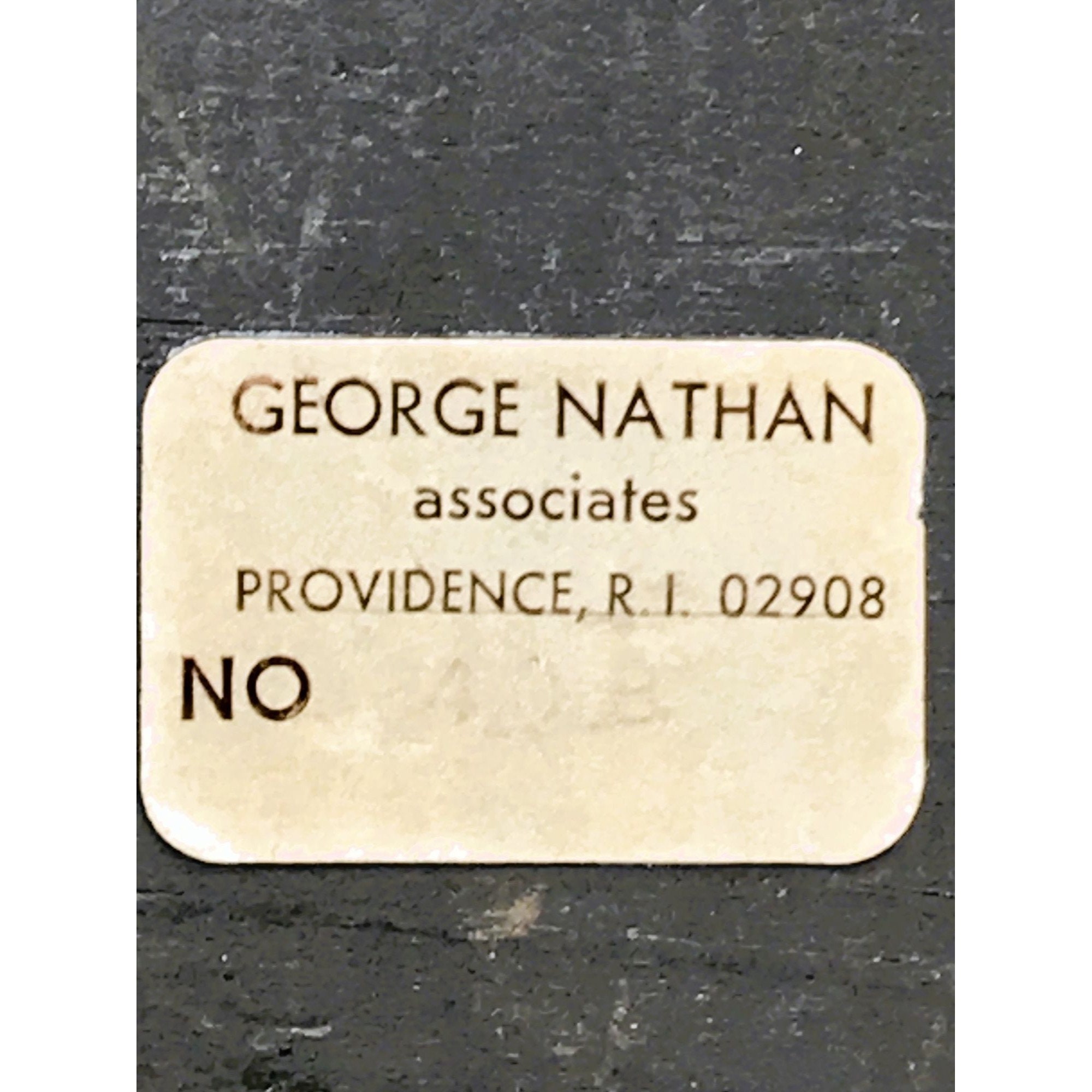 RARE George Nathan Novelty Wood Sign Skiers Ski Lodge Skiing Funny ...