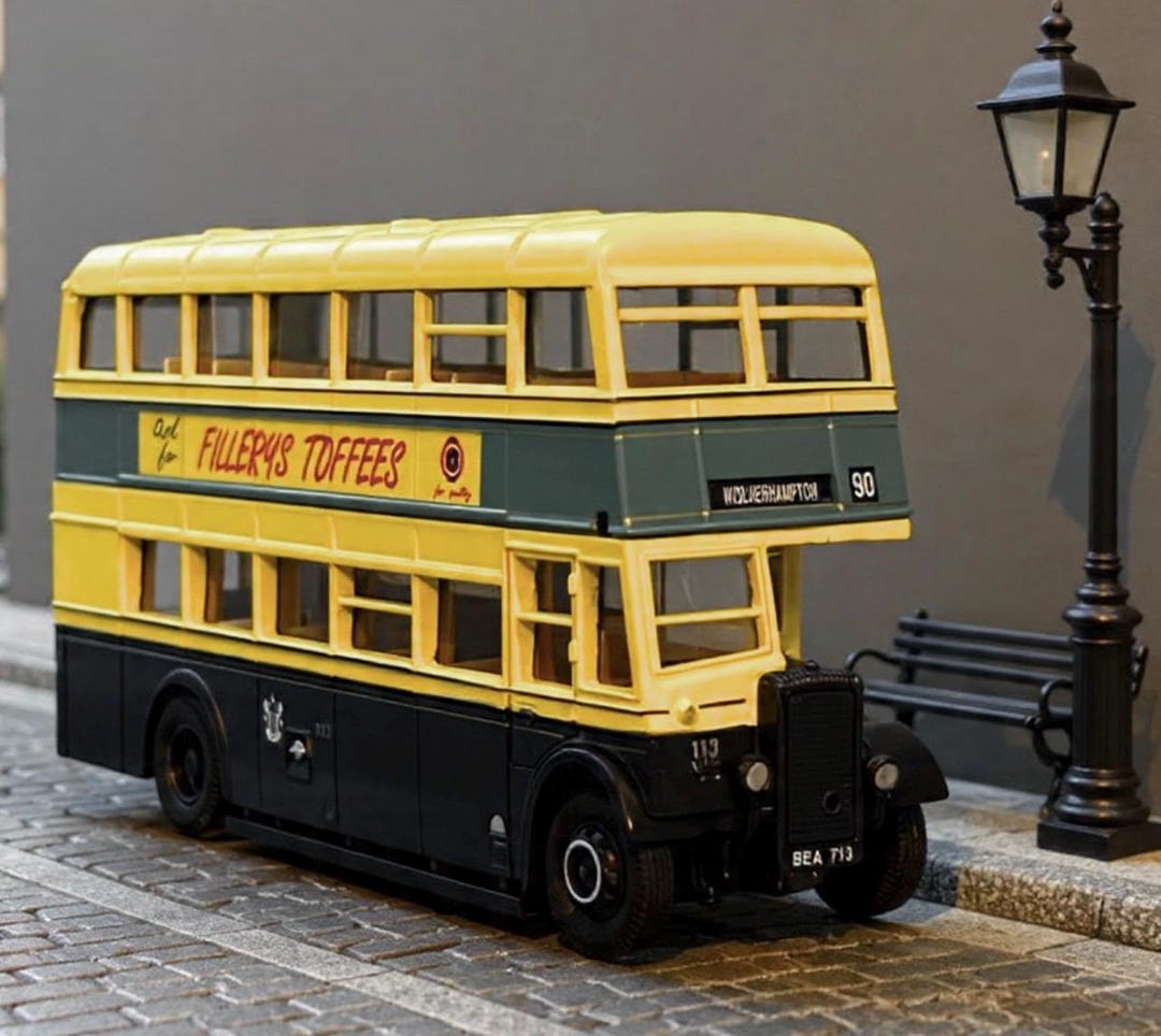 Corgi Transport Bus Diecast Model Scale Fillerys Toffees Wolverhampton ...