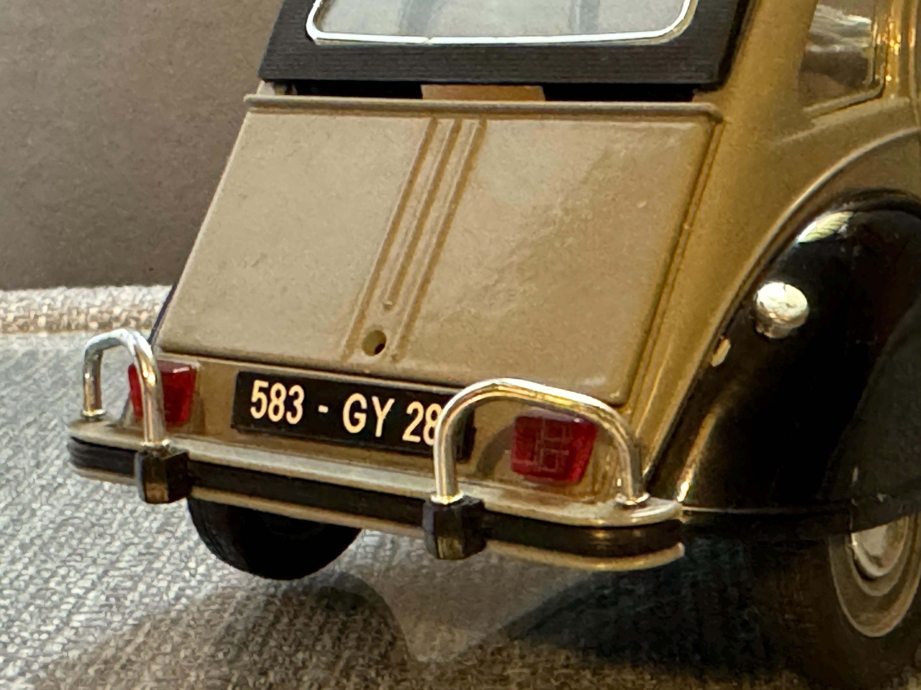 Iconic Citroen 2CV 1971 Diecast Model Scale 1:17 No Box by Solido - Etsy