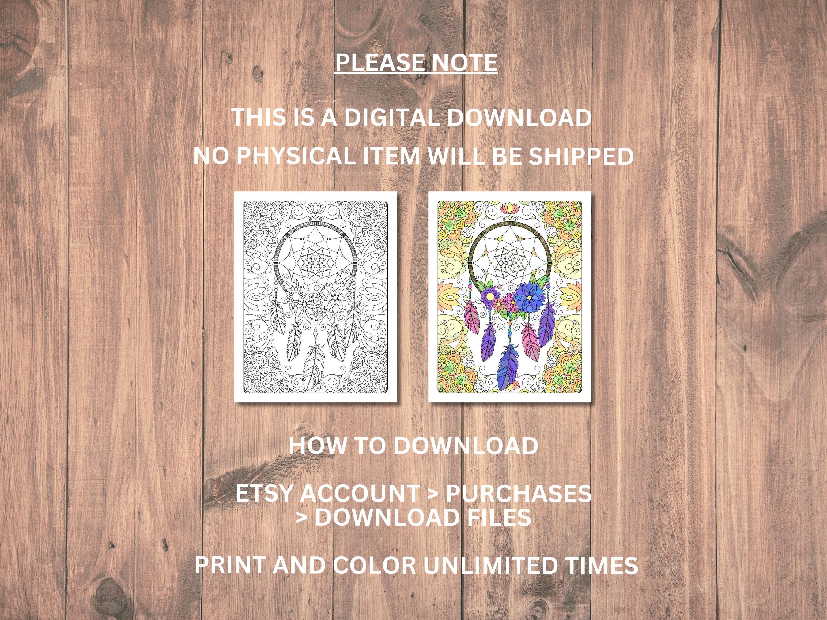 Hand-drawn Mandala Coloring Pages - Printable Mandalas for Stress ...