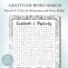 Gratitude Printable Word Search & Coloring Page | Positivity Word ...