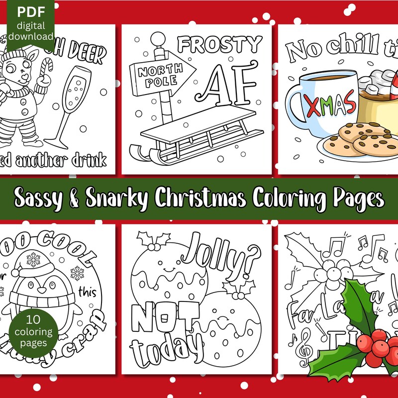 Swear Words Coloring - Etsy