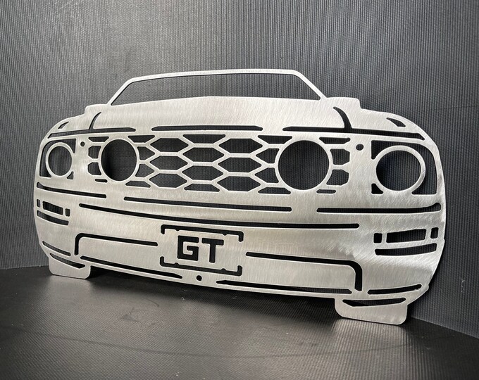 Ford Mustang GT 5th Gen S197 Metal Wall Sign. Father Day Dad Husband ...