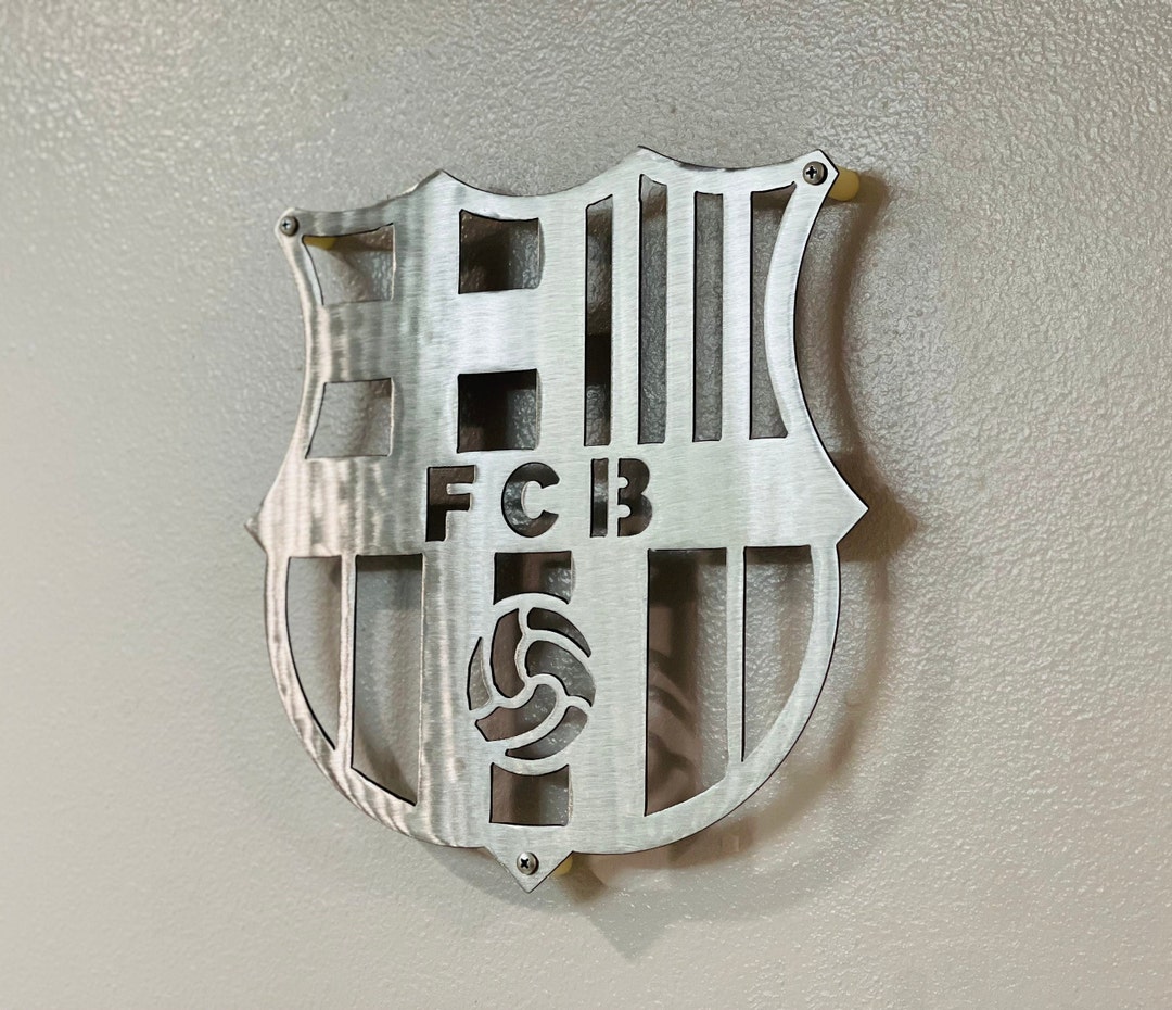 FC Futbol Club Barcelona Spain Metal Poster Art Garage Mancave Gameroom ...