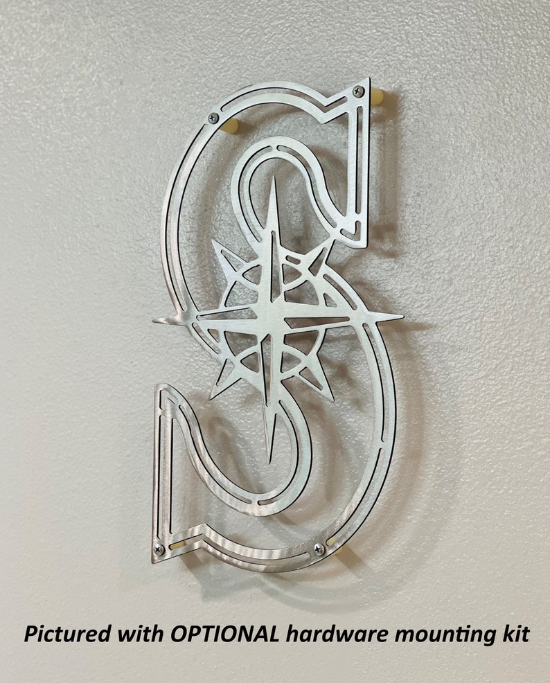 Seattle Mariners Star Metal Sign Go Mariners Ichiro Ken | Etsy
