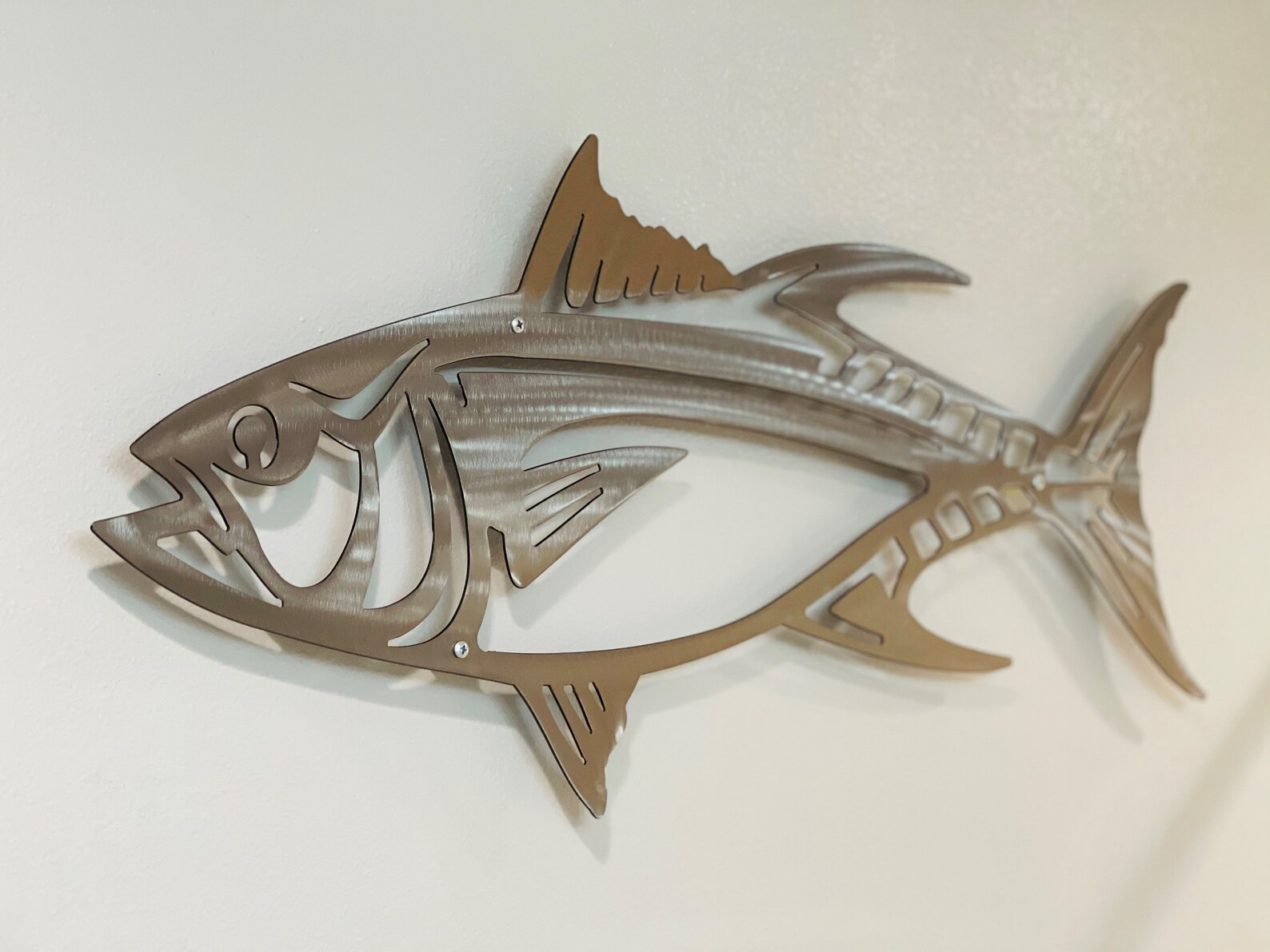 Yellowfin Tuna Fish Metal Sign 36 Inches HUGE Wall Art Fishing | Etsy