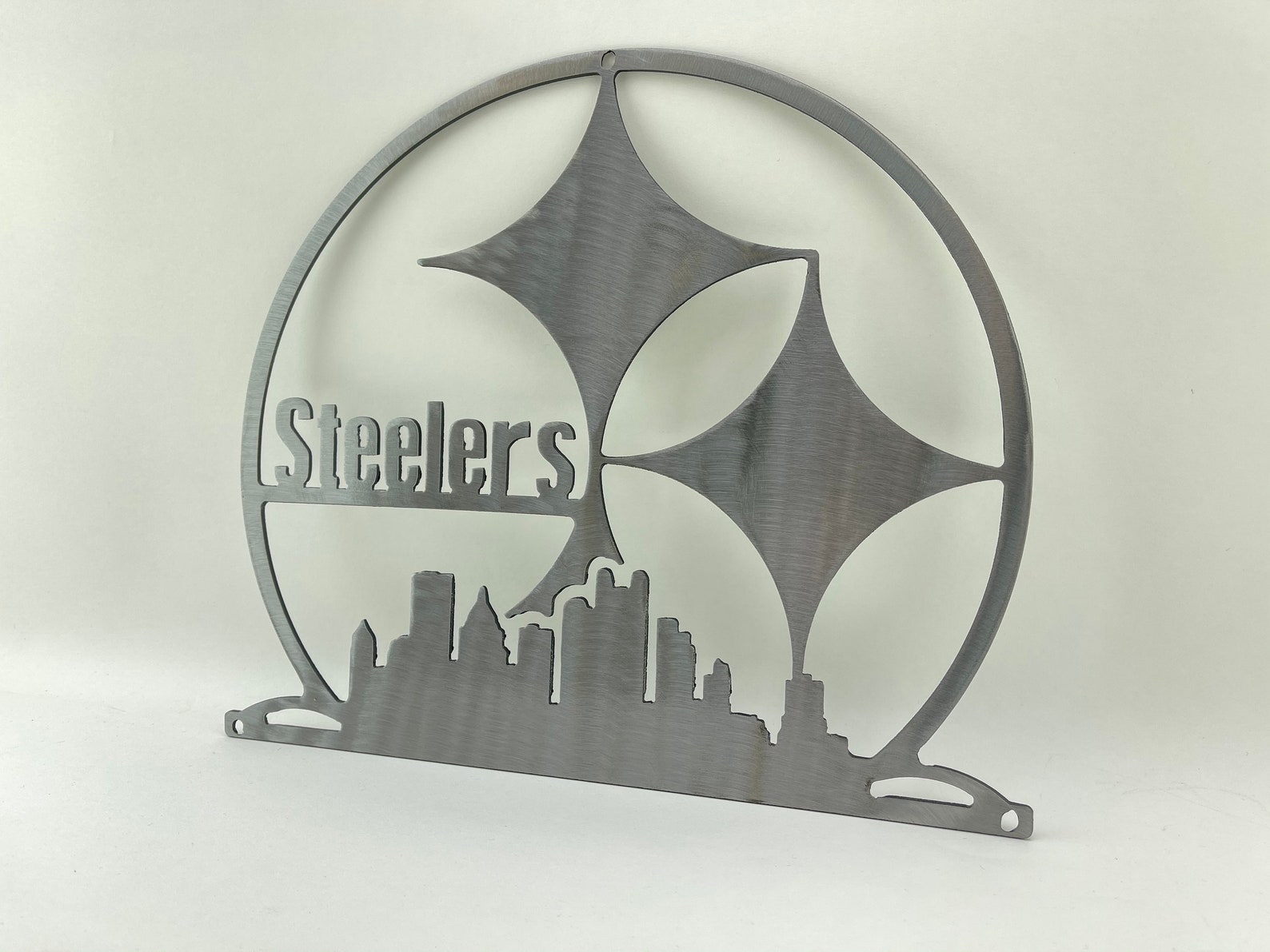 Pittsburgh Steelers Skyline Metal Sign Go Ben Roethlisberger | Etsy