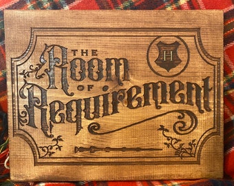 Room of Requirement Sign | Etsy