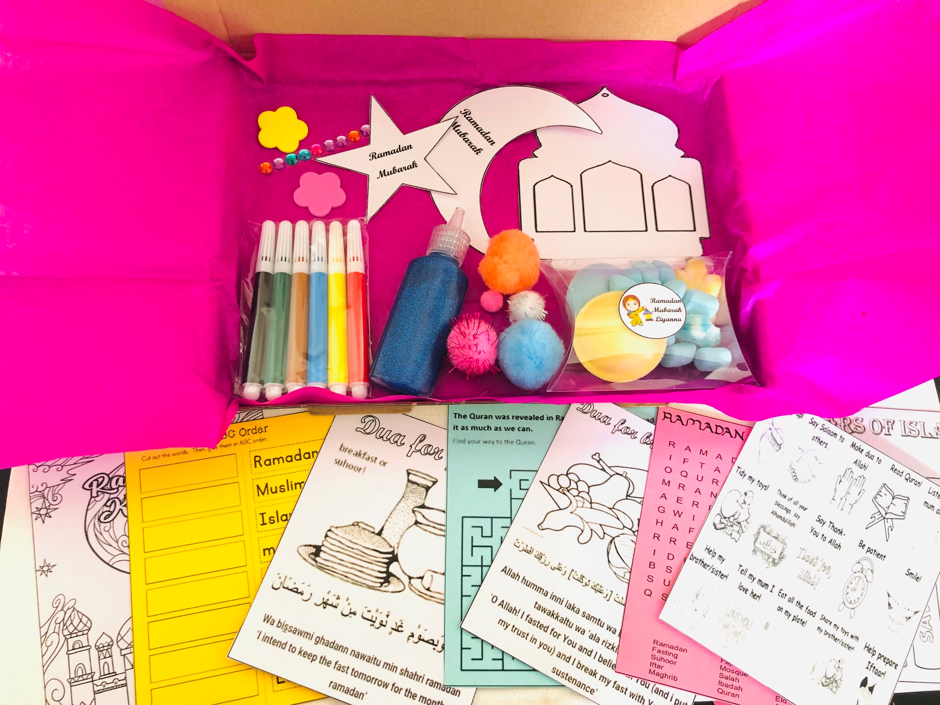 Ramadan Activity Box Ramadan Gifts for Kids Eid Activity - Etsy UK
