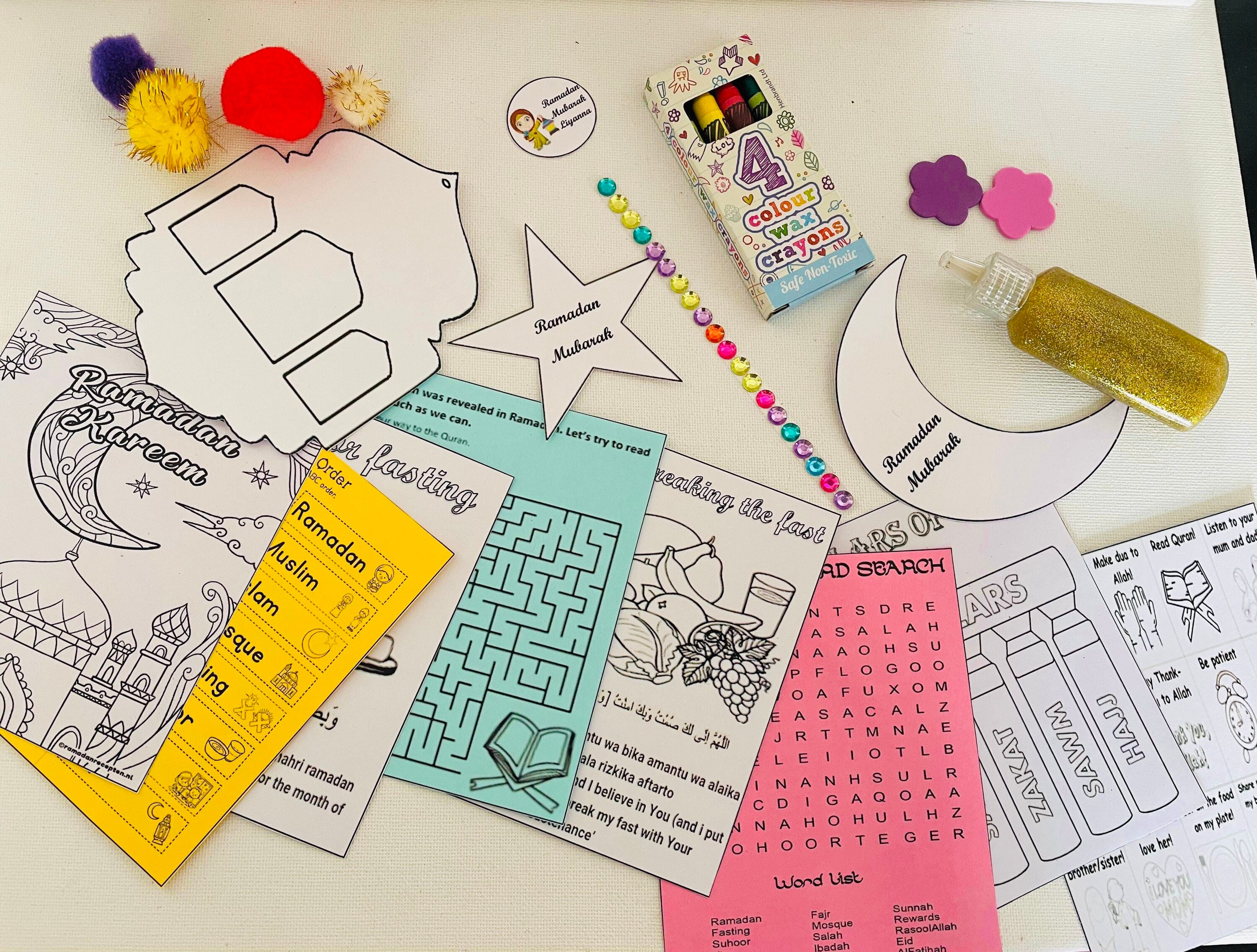 Ramadan Activity Box Ramadan Gifts for Kids Eid Activity - Etsy UK