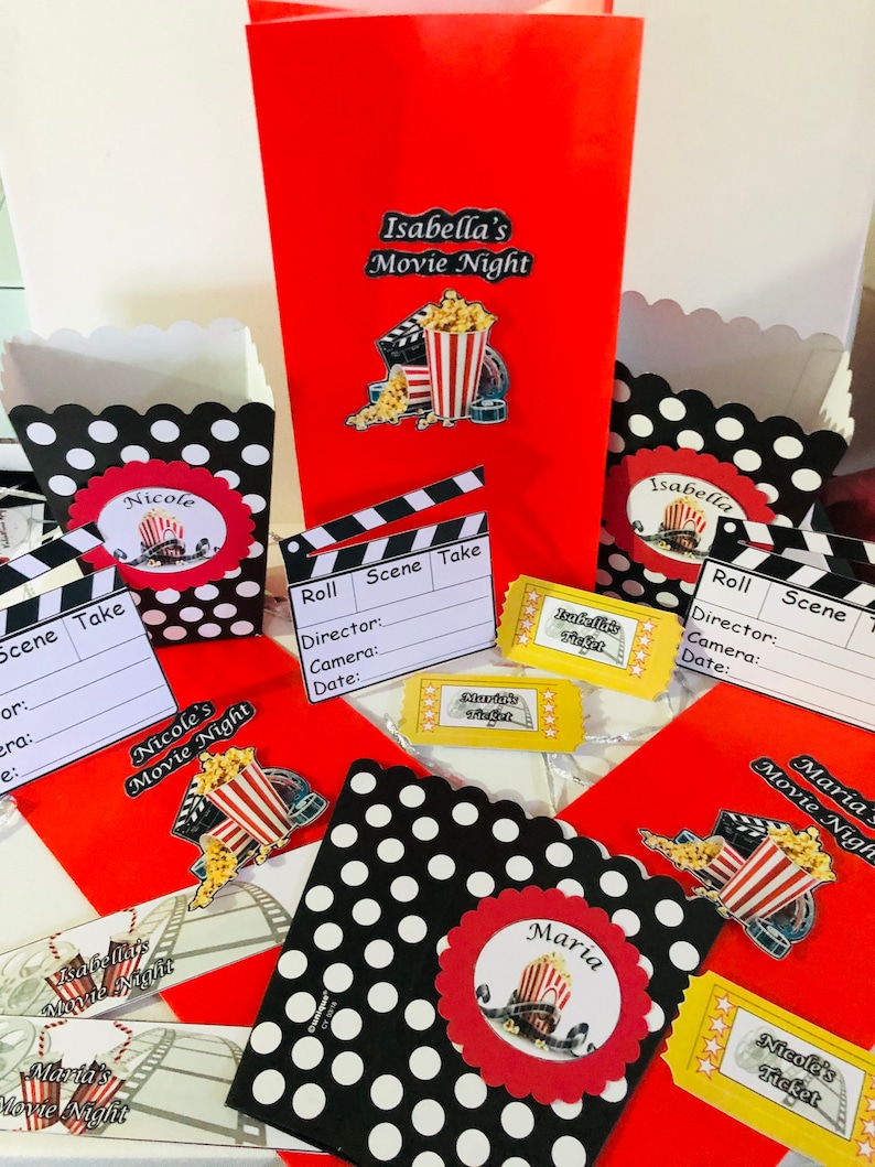 Movie Night Kit Cinema Kit Movie Kit Movie Party Cinema - Etsy